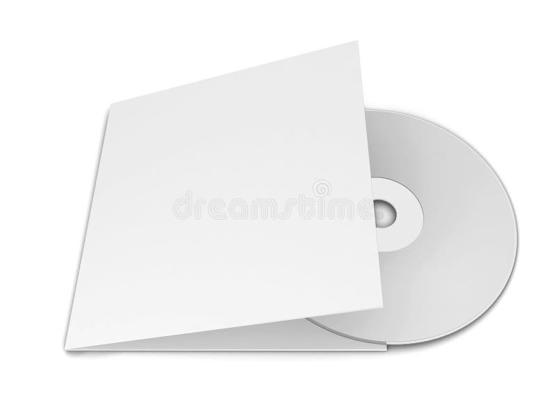 Lege CD Dekking stock illustratie. Illustration of lees - 49672149