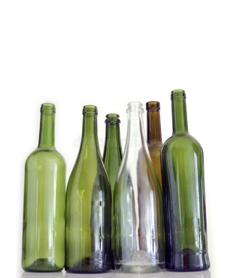 Lege Flessen stock afbeelding. Image of houder, tarra - 17240325