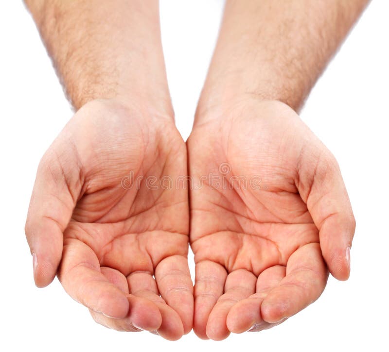 Open hand stock foto. Image of idee, mannetje, levensonderhoud - 19047832