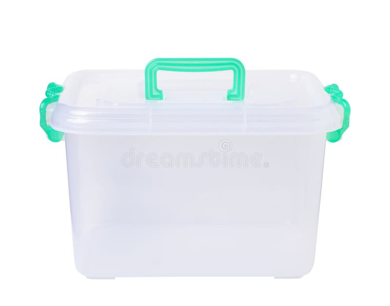 Lege plastic doos stock afbeelding. Image of bescherming - 37190623