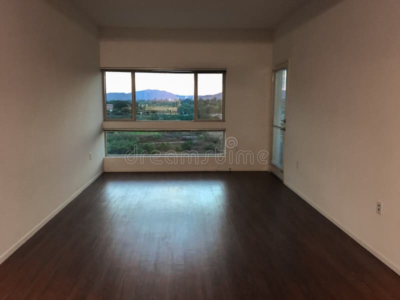 Lege Ruimte Met Beeldvenster En Mening Stock Afbeelding - Image of ...