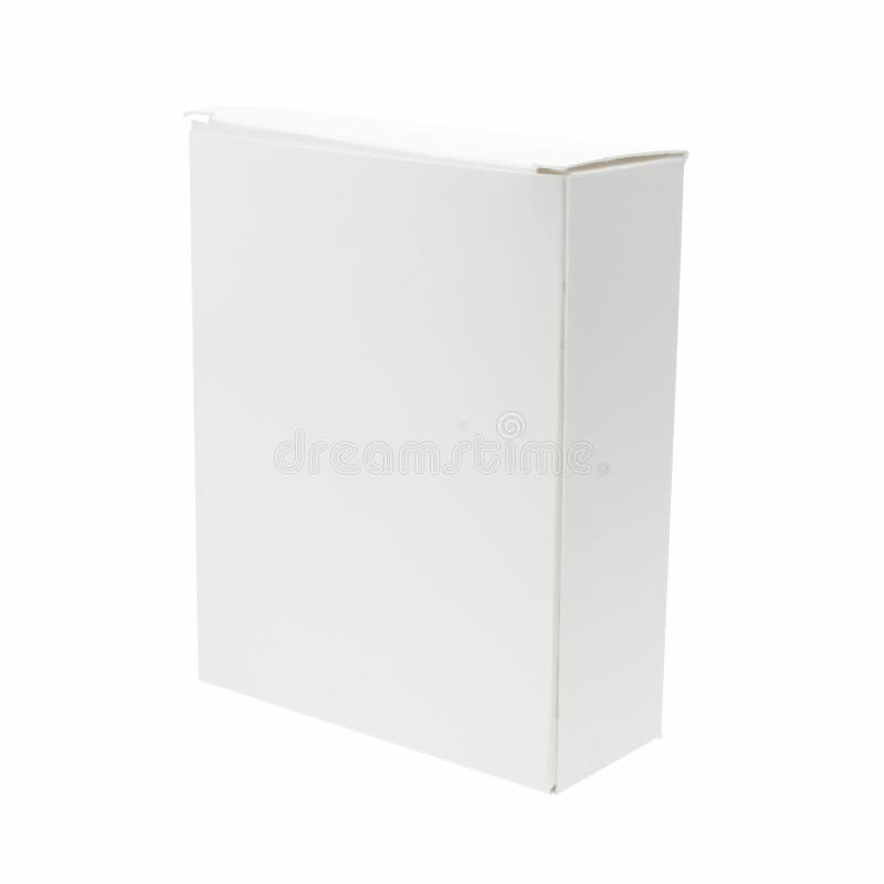 Lege Witte Doos stock afbeelding. Image of generisch - 16388967