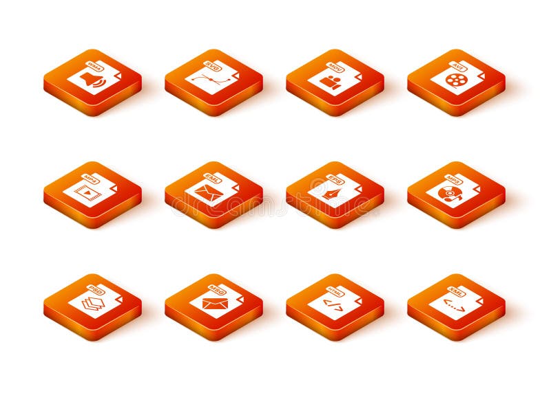 Legen Sie Das Dokument Msg Mp4 Eml Html Eps Xml and Mp3 Icon Fest ... Legen Sie Das Dokument Msg Mp4 Eml Html Eps Xml and Mp3 Icon Fest ...