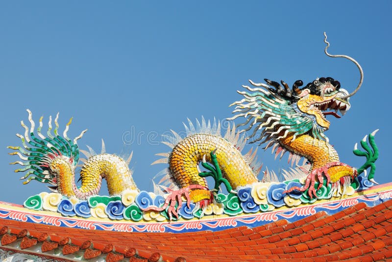 A Legend Chinese Sea Dragon Stock Photo - Image of isolated, power ...