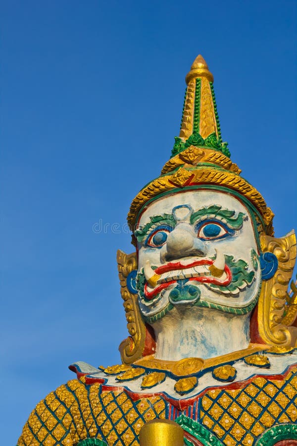 Legend giant statue stock photo. Image of scary, samui - 24990044