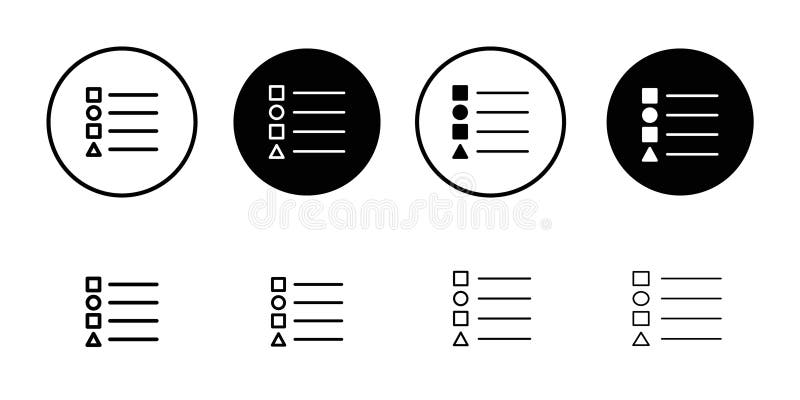 Legend Icon Outline Vector for Web Ui Stock Illustration - Illustration ...