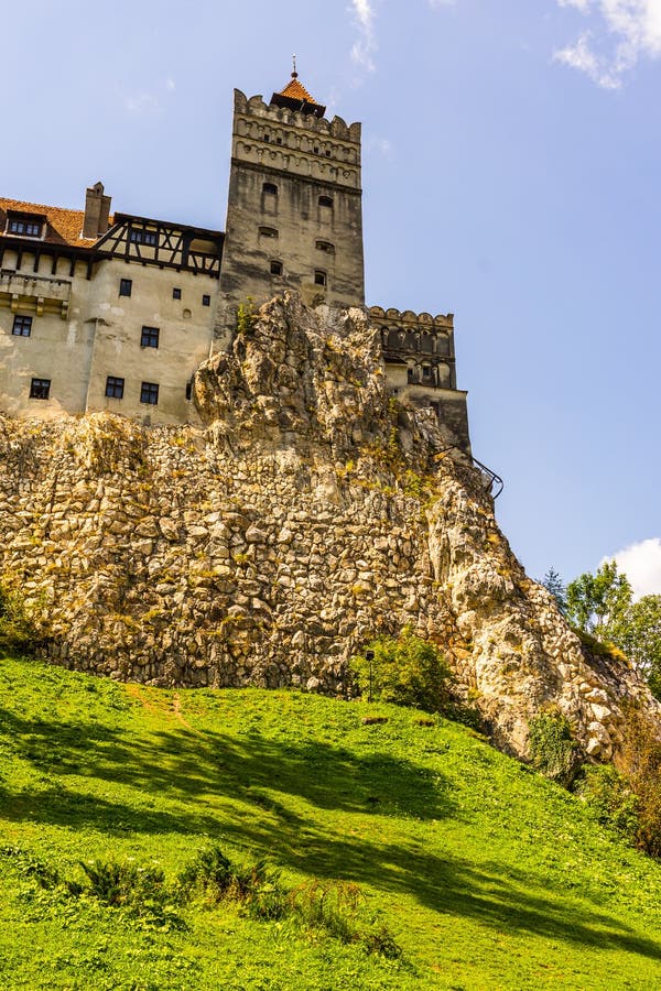 Legendary Bran Castle - Dracula Castle of Transylvania Stock Photo ...
