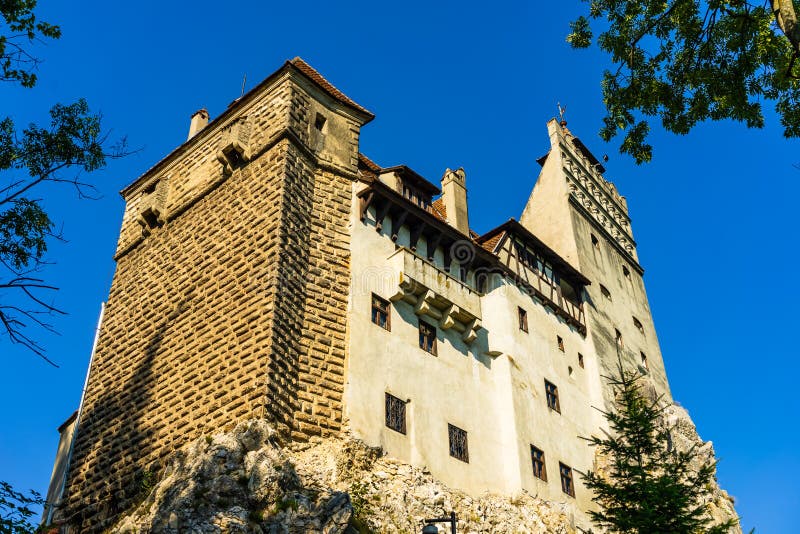 Legendary Bran Castle - Dracula Castle of Transylvania Stock Image ...