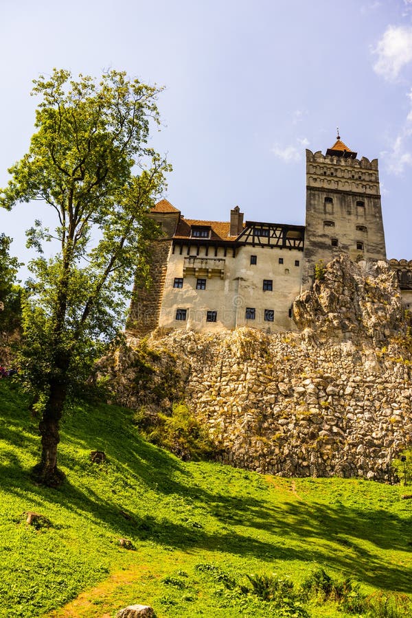 Legendary Bran Castle - Dracula Castle of Transylvania Stock Image ...