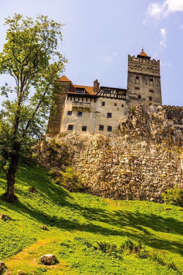 Legendary Bran Castle - Dracula Castle of Transylvania Stock Photo ...