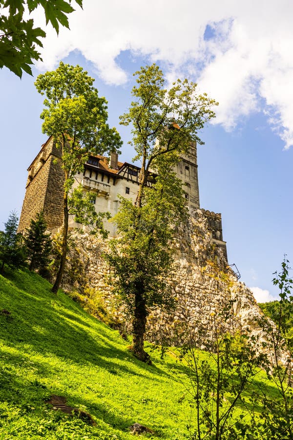 Legendary Bran Castle - Dracula Castle of Transylvania Stock Image ...