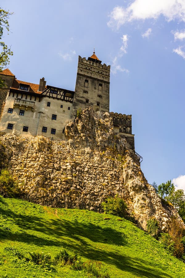Legendary Bran Castle - Dracula Castle of Transylvania Stock Image ...