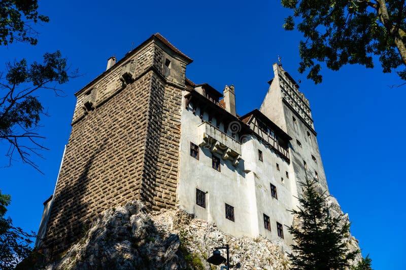 Legendary Bran Castle - Dracula Castle of Transylvania Stock Photo ...