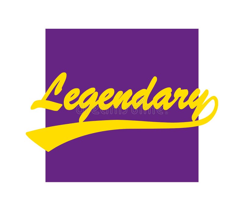 Legendary Caligraphy Stock Illustrations – 5 Legendary Caligraphy Stock ...