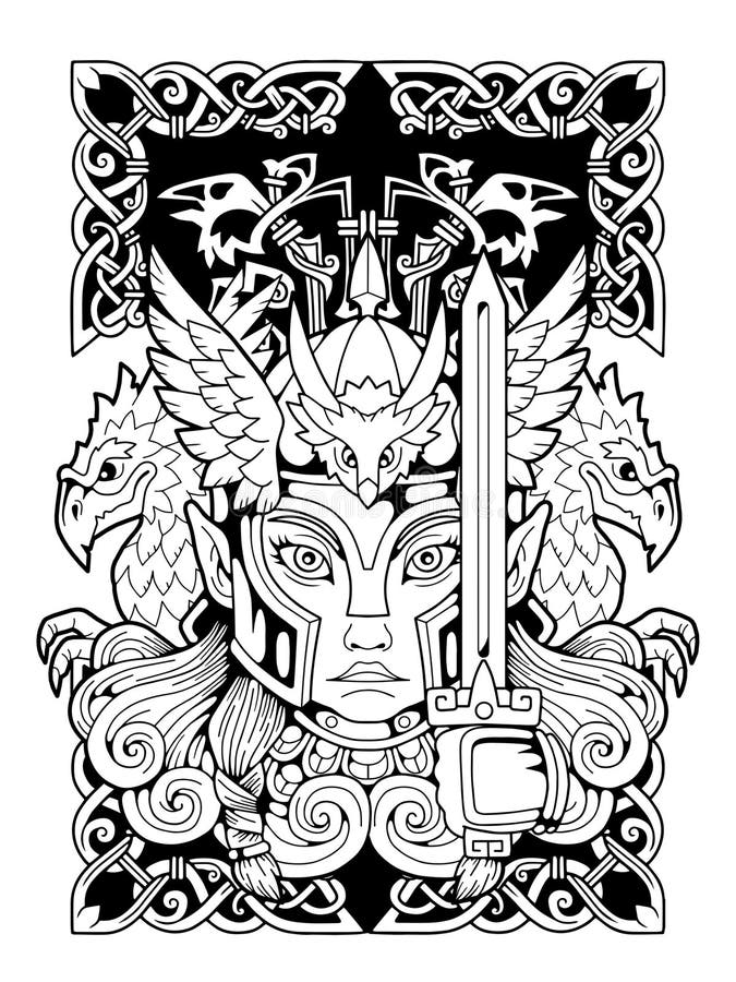 Norse Valkyrie Drawings Viking/Valkyrie Tattoo Designs – Bridgetown