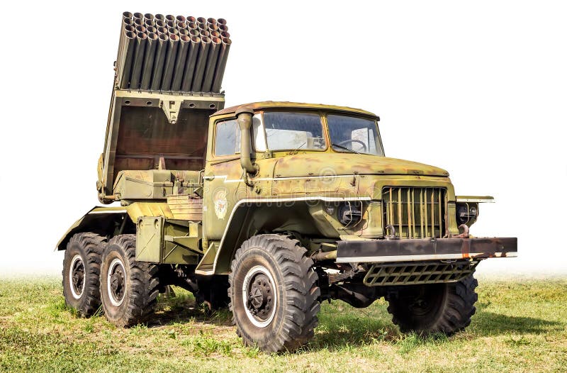 Legendary Soviet Rocket Launcher Grad Stock Photo - Image of military ...