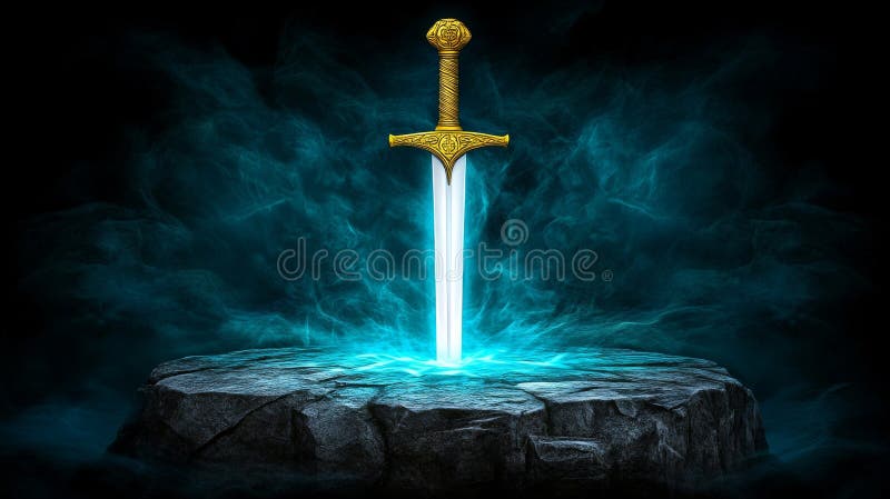The Legendary Sword Excalibur is Dramatically Portrayed As Being ...
