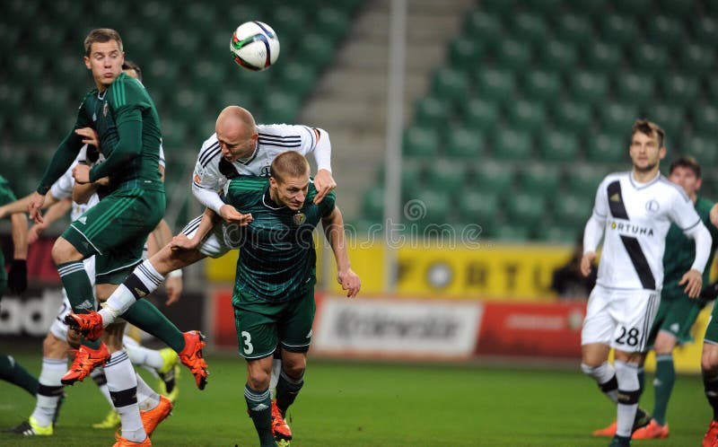 Legia Warschau - Slask Breslau Redaktionelles Foto - Bild von europa ...