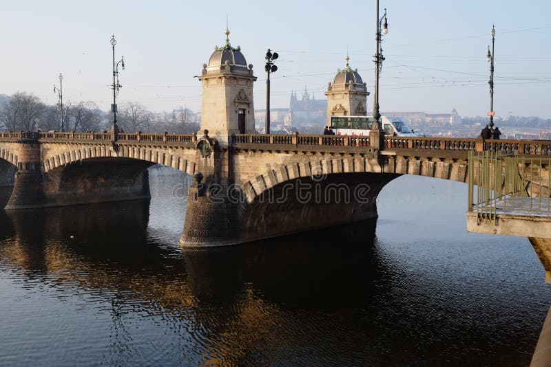 Legion Bridge editorial stock photo. Image of moldau - 52670828