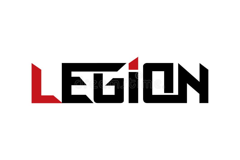 Legion Typography Design, for T-shirt, Poster and Other Uses Stock ...