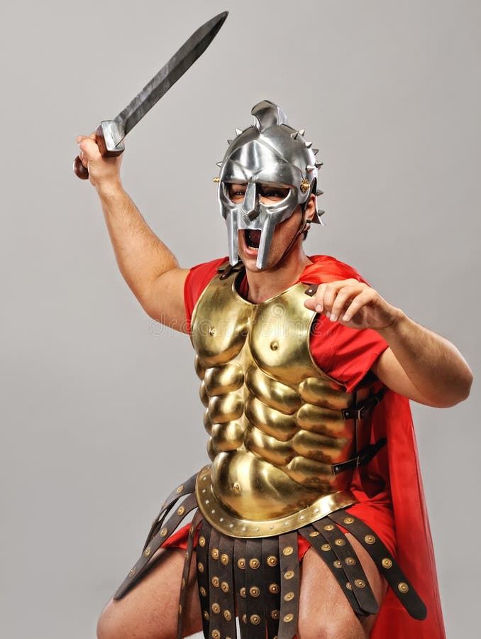 Legionary soldier stock photo. Image of legion, golden - 14438076