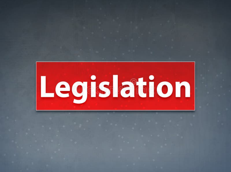 Legislation Red Banner Abstract Background Stock Illustration ...