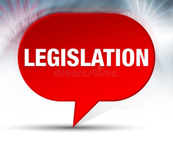 Legislation Red Bubble Background Stock Illustration - Illustration of ...