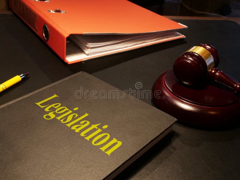 Legislation is Shown on the Conceptual Photo Using the Text Stock Image ...