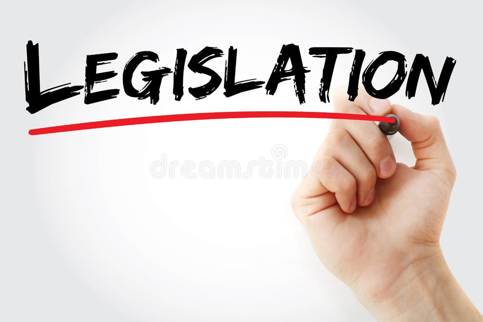 Legislation Text with Marker, Business Concept Stock Photo - Image of ...