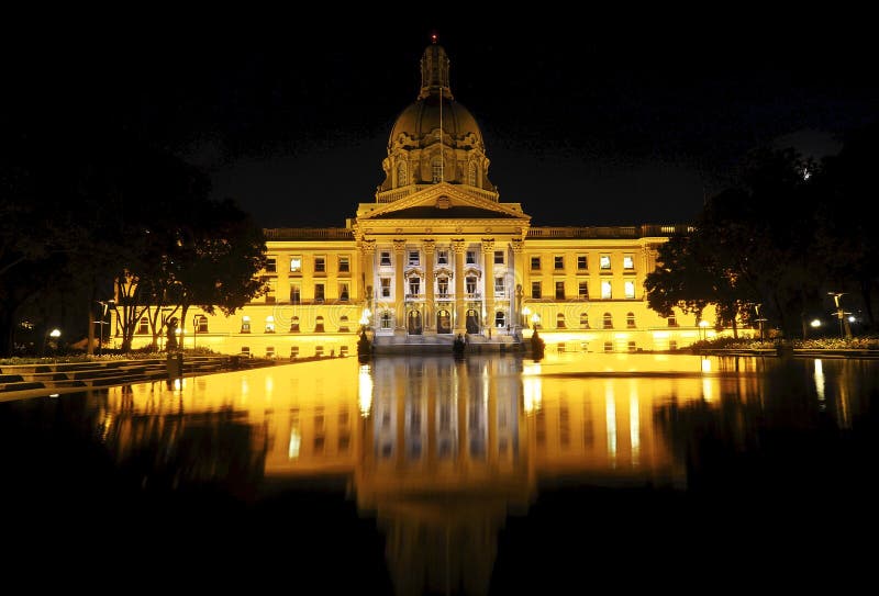 Legislative Building with Christmas Lights Stock Photo - Image of ...