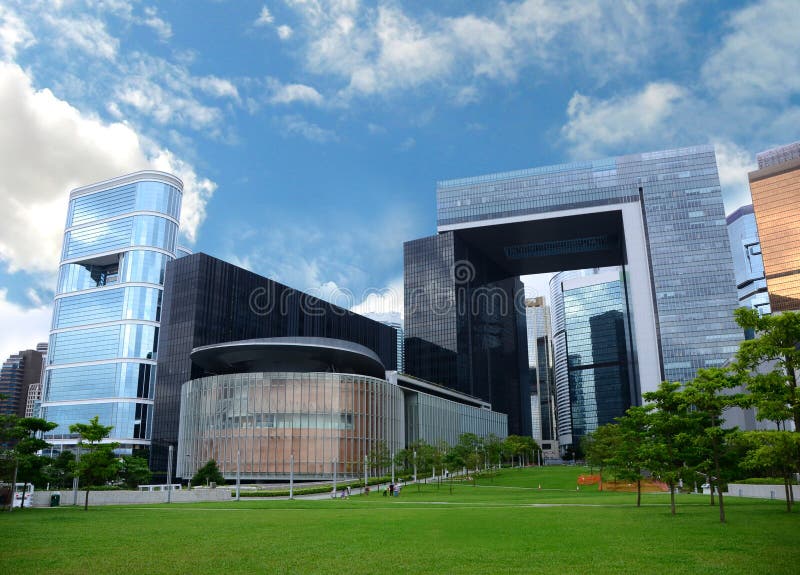Legislative Council Complex in Hong Kong Stock Photo - Image of ...