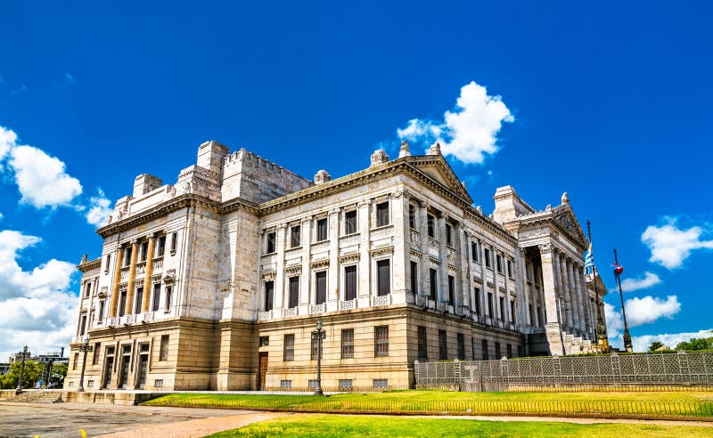 Legislative Palace of Uruguay in Montevideo Stock Photo - Image of ...