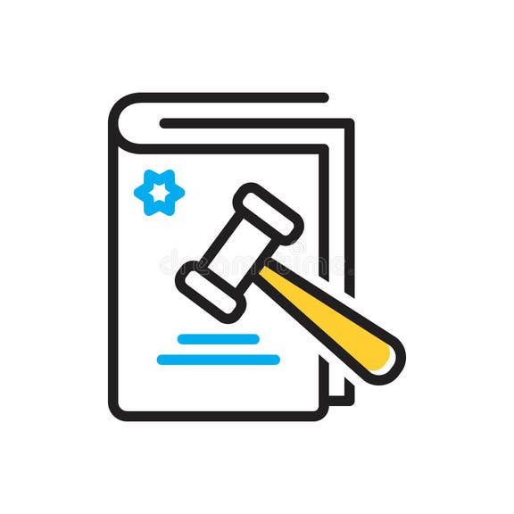 Mix Multi Color Icon for Legitimate, Legalized and Licit Stock Vector ...