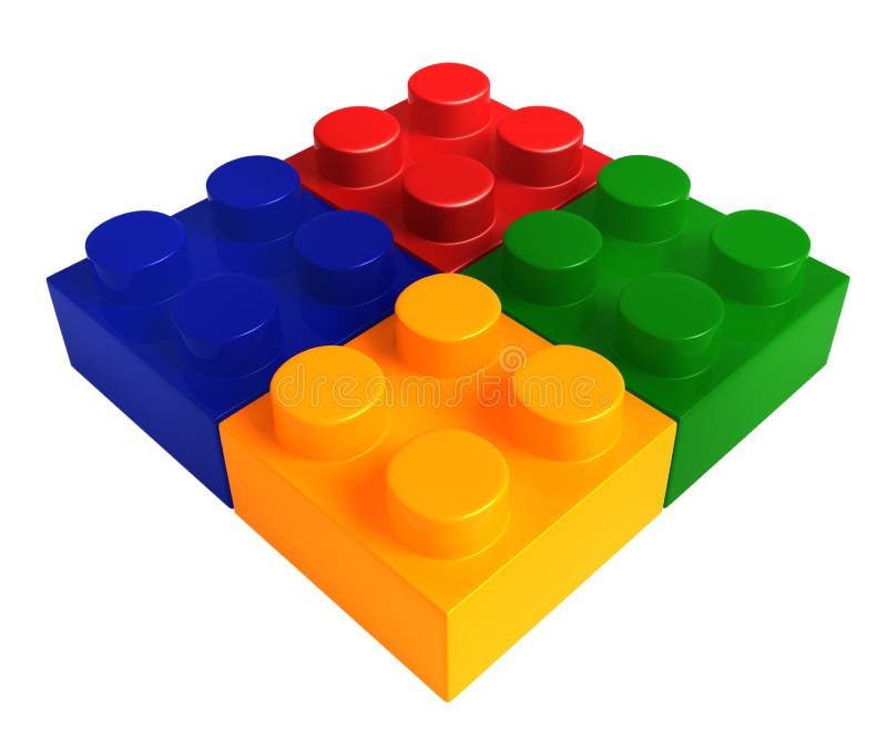 Lego bricks stock vector. Illustration of danish, model - 29285660