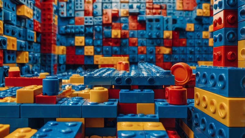 Lego Blocks Building Plastic Toy Block, Background Wall Frame Empty ...