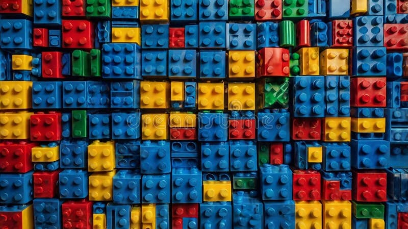 Lego Blocks Building Plastic Toy Block, Background Wall Frame Empty ...