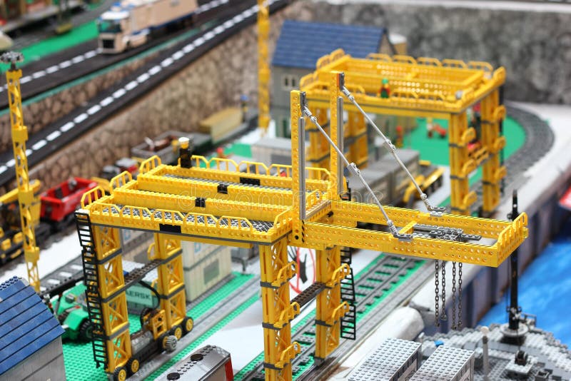 Lego blocks model editorial stock photo. Image of building - 60152508