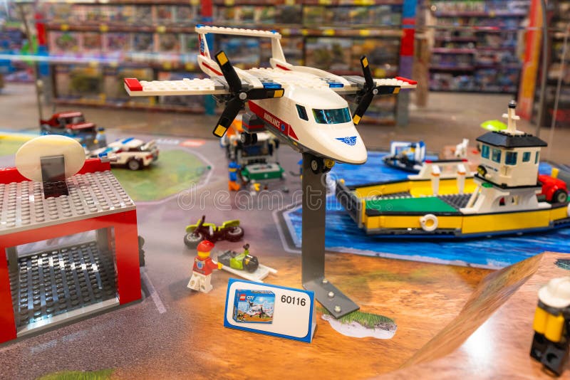 Lego boxes in toy store editorial stock image. Image of modern - 375651619