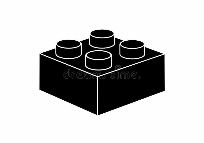 Lego Block Outline Stock Illustrations – 235 Lego Block Outline Stock ...