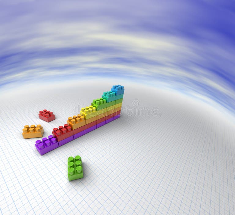 Lego chart stock illustration. Illustration of play, statistics - 3953139