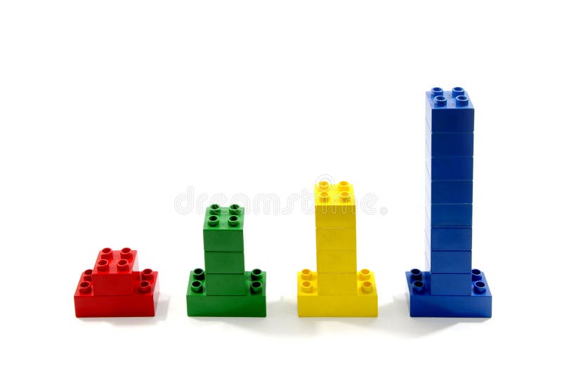 Color lego blocks stock illustration. Illustration of brick - 4465866