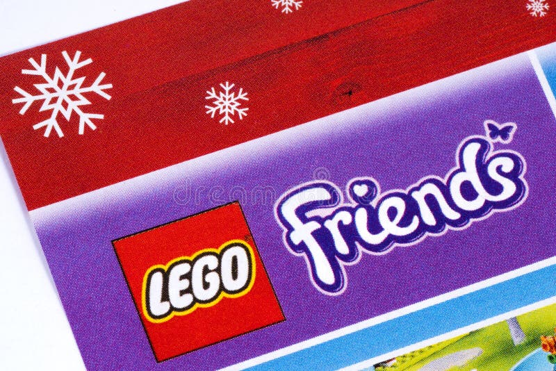 Lego Friends Logo in Een Catalogus Redactionele Foto - Image of ...