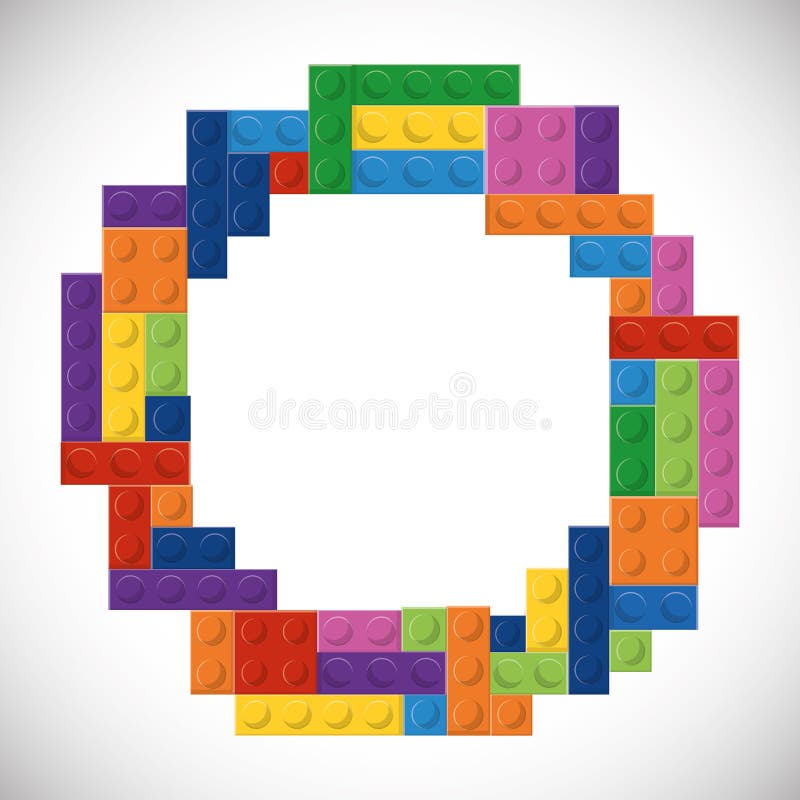 Lego Icon. Abstract Figure. Vector Graphic Stock Vector - Illustration ...