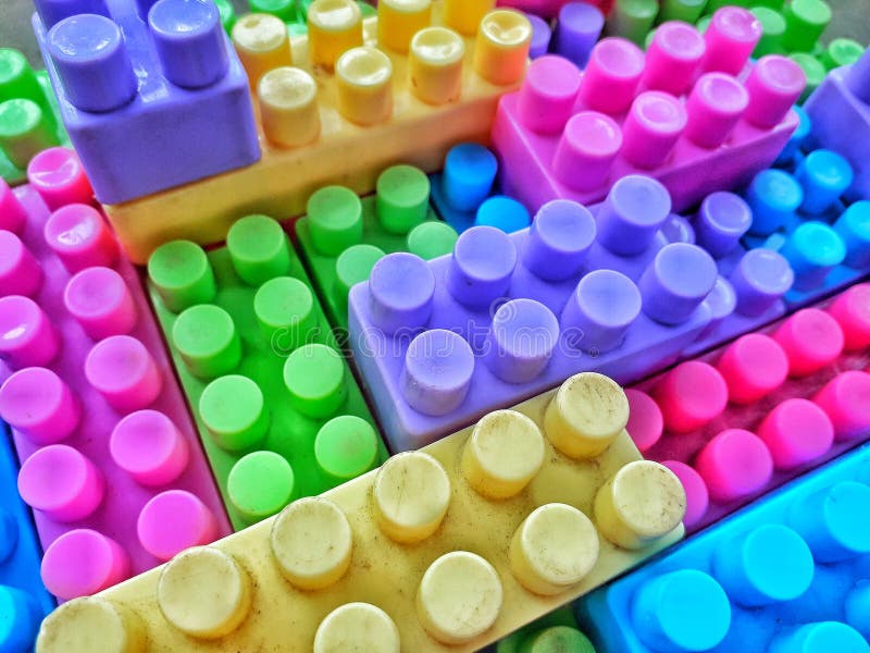 Lego kids toy texture stock image. Image of blocks, hand - 264928569