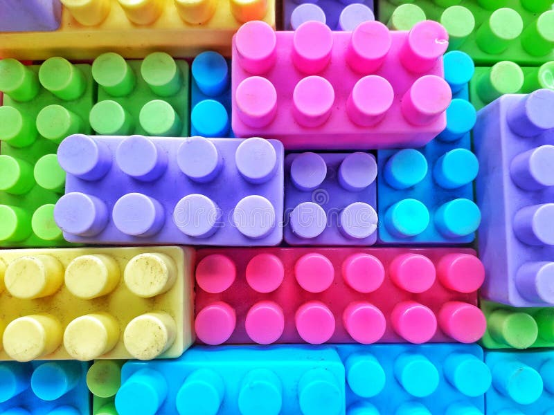 Lego kids toy texture stock photo. Image of brick, cube - 264928616