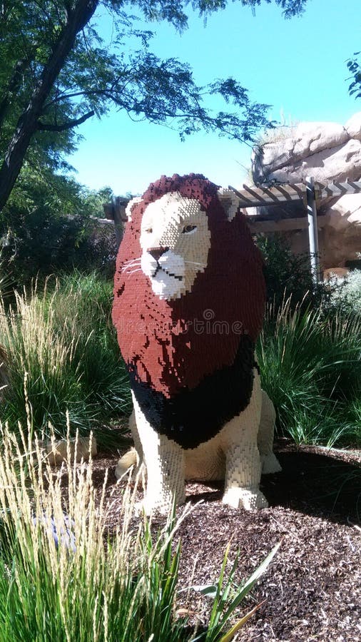 Lego Lion editorial stock image. Image of legos, lion - 78844679