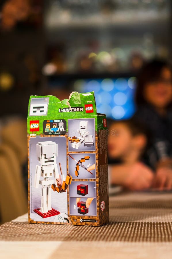 Lego Minecraft editorial photography. Image of lego - 171638257