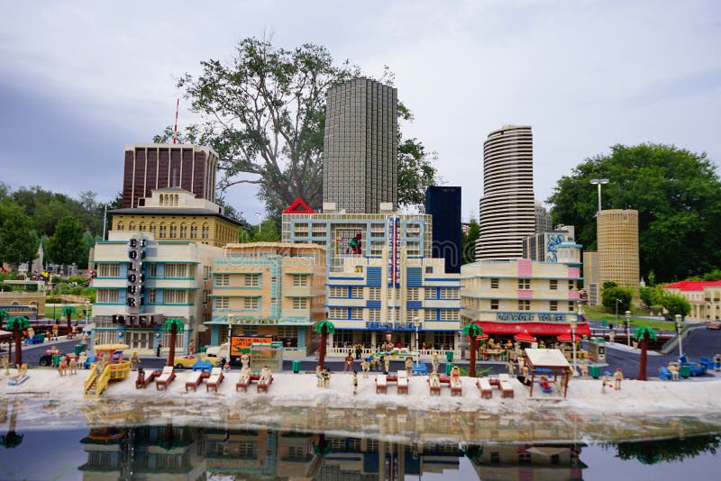 Lego mini city editorial stock photo. Image of amusement - 64646688