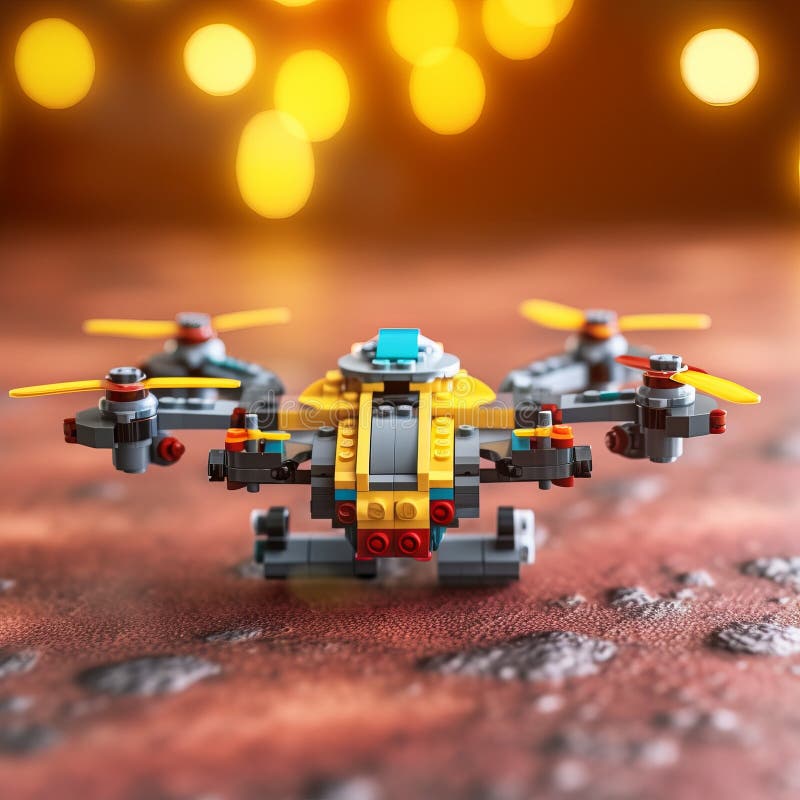 Lego Minidrone with Lights: Futuristic Design and Multidimensional ...