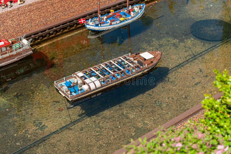 Lego Model of a Sightseeing Boat Editorial Stock Image - Image of play ...